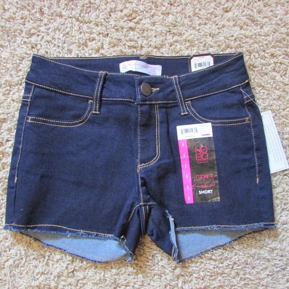 NOBO | Shorts | Nwt Nobo Dark Denim Blue Jean Zip Fly Shorts Stretch ...